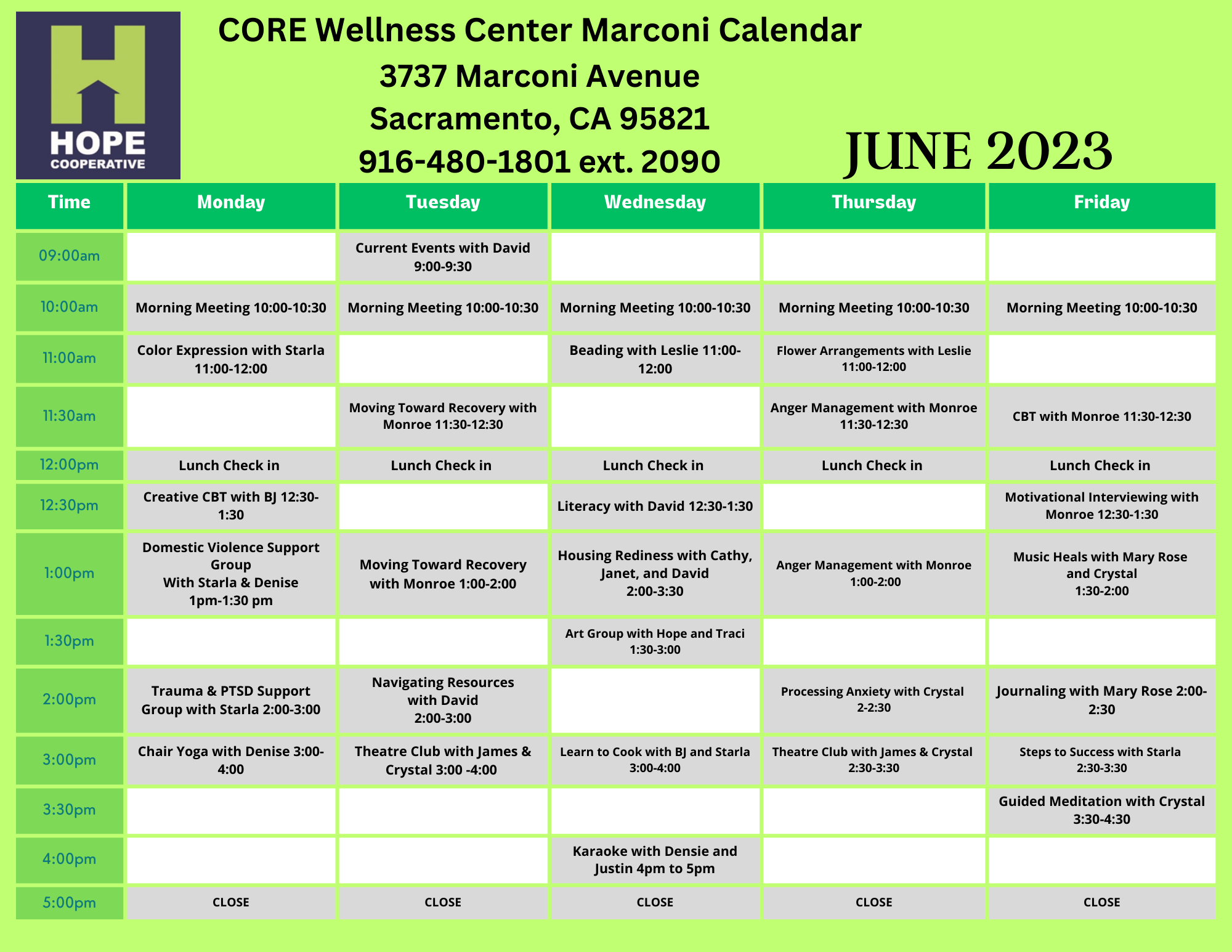 Services – Hope Cooperative